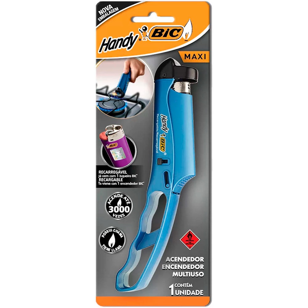 Acendedor Multiuso Bic Handy - Destro