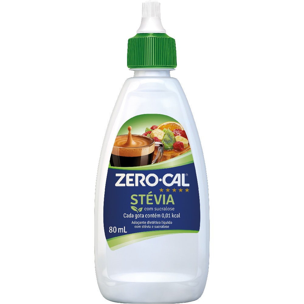 Adoçante Stevia Zero Cal 80ml - Destro