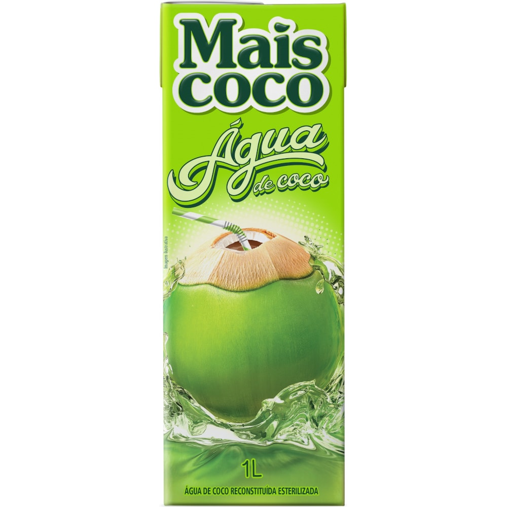 Água de Coco Mais Coco 1l - Destro