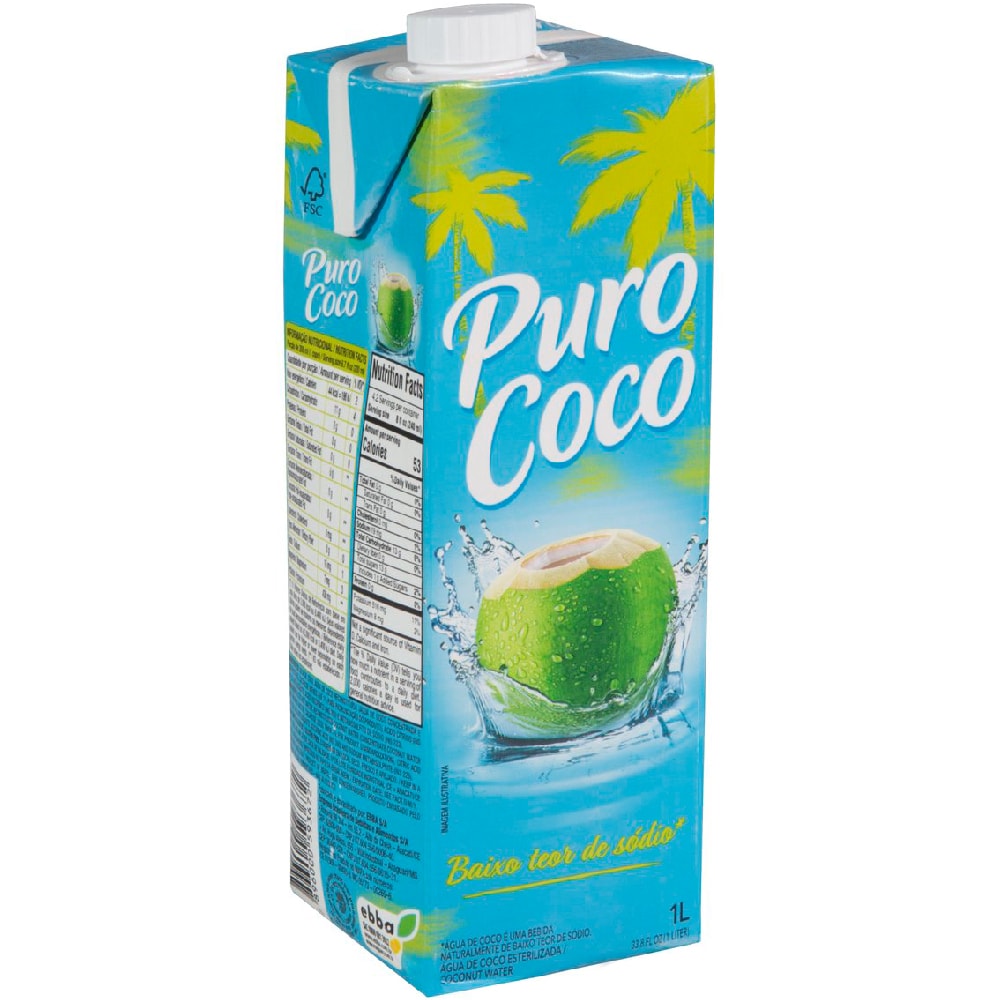 Água de Coco Puro Coco 1l - Destro