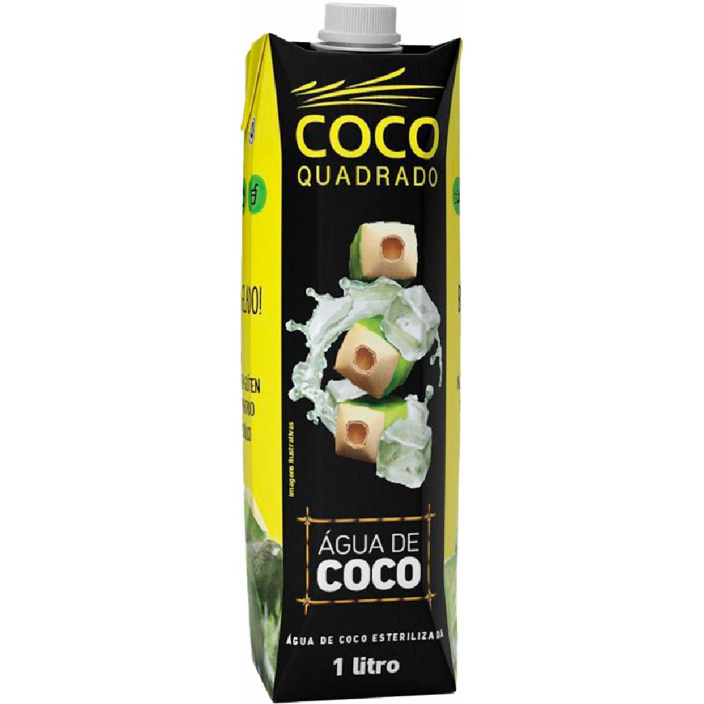 Água de Coco Tradicional Coco Quadrado 1L - Destro