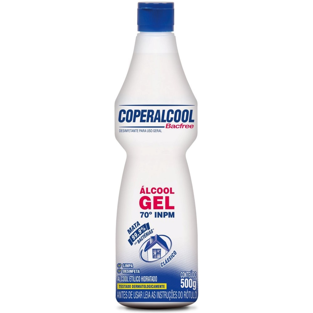 Álcool em Gel Coperalcool 70º INPM Bacfree 500g - Destro