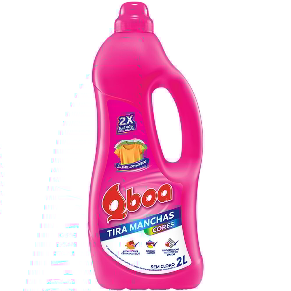 Alvejante Qboa Cores Sem Cloro 2l - Destro