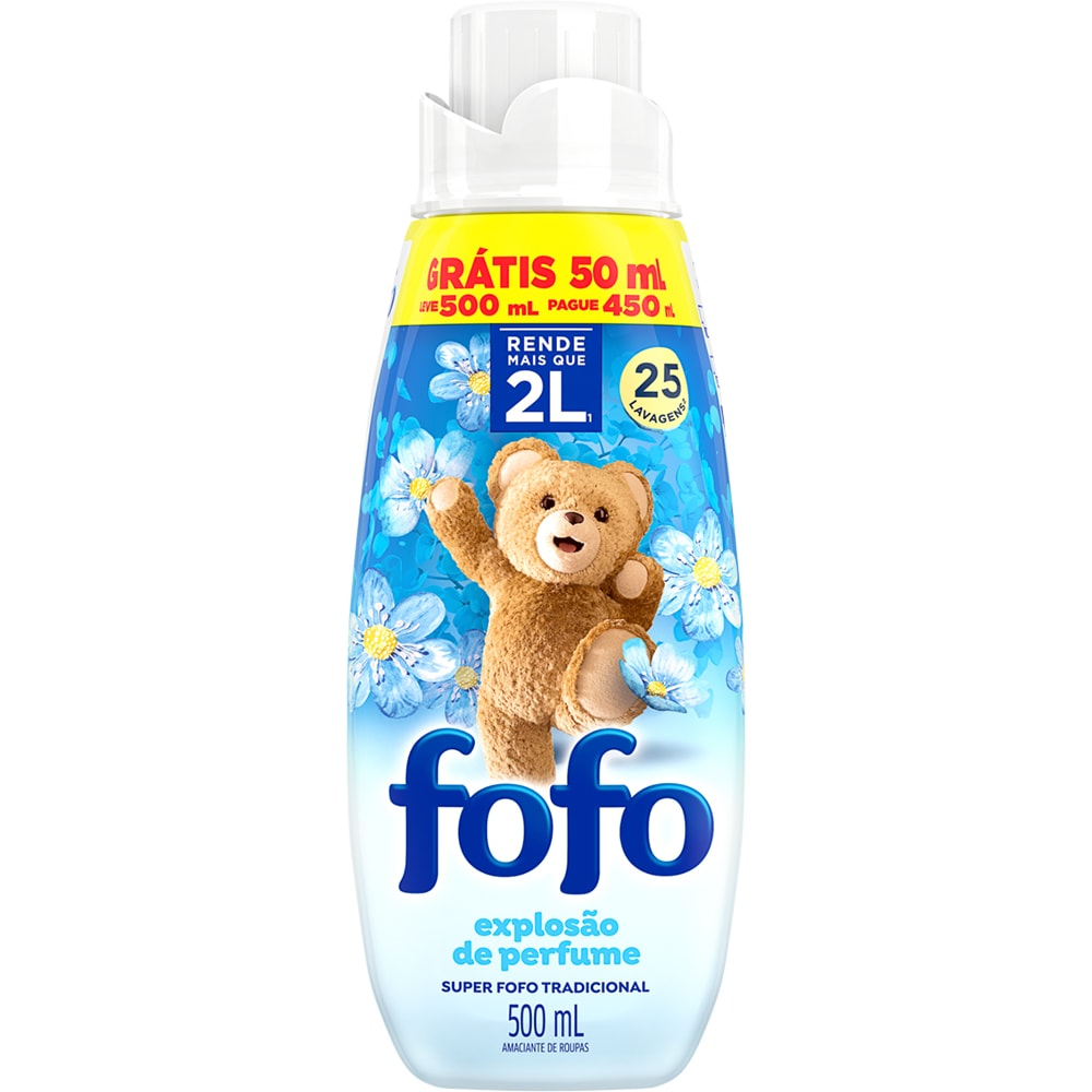 Amaciante Fofo Tradicional Leve 500 Pague 450ml - Destro