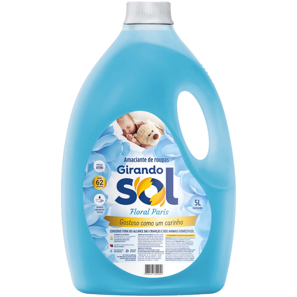 Amaciante Girando Sol Azul 5l - Destro