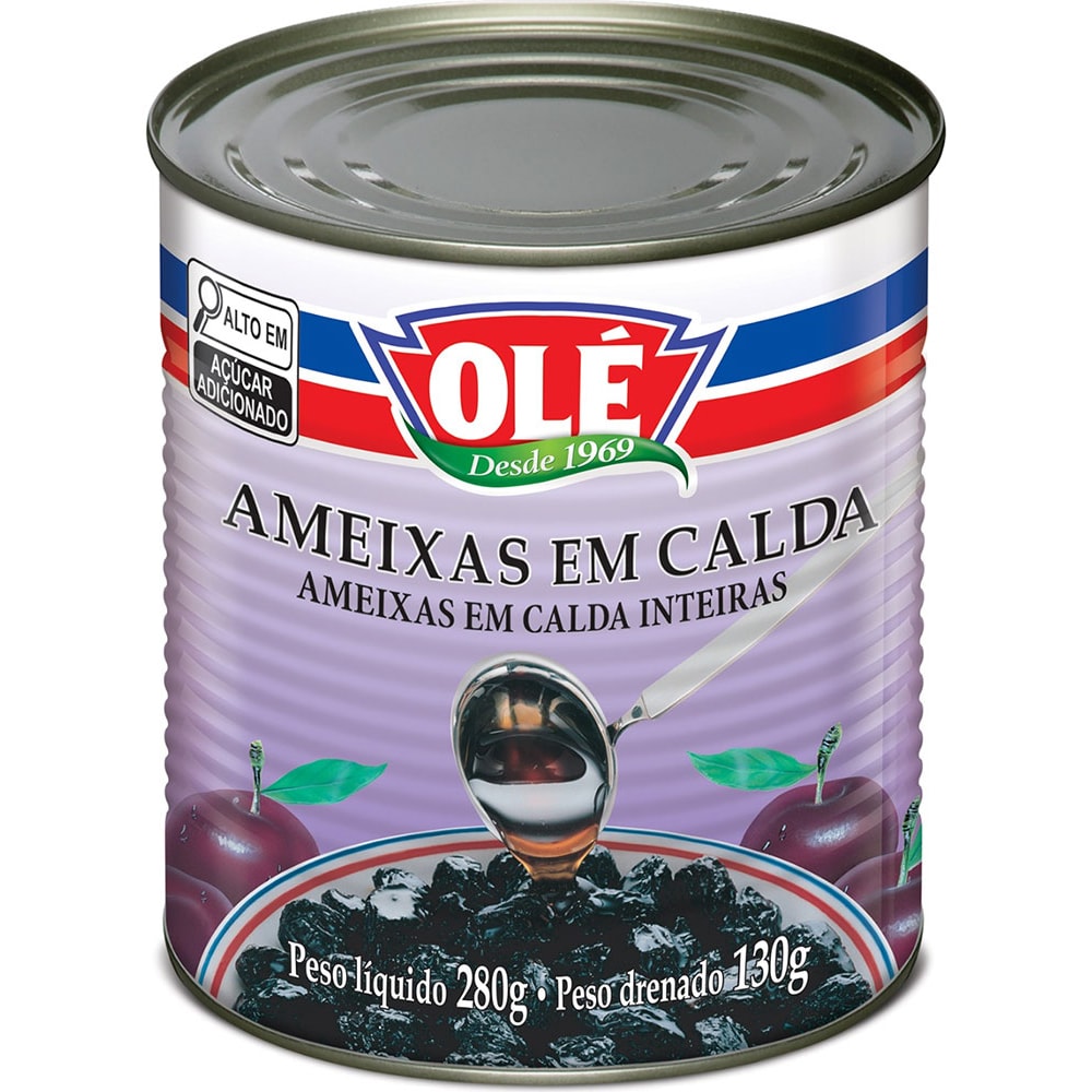 Ameixa Em Calda Ole Lata 130g - Destro