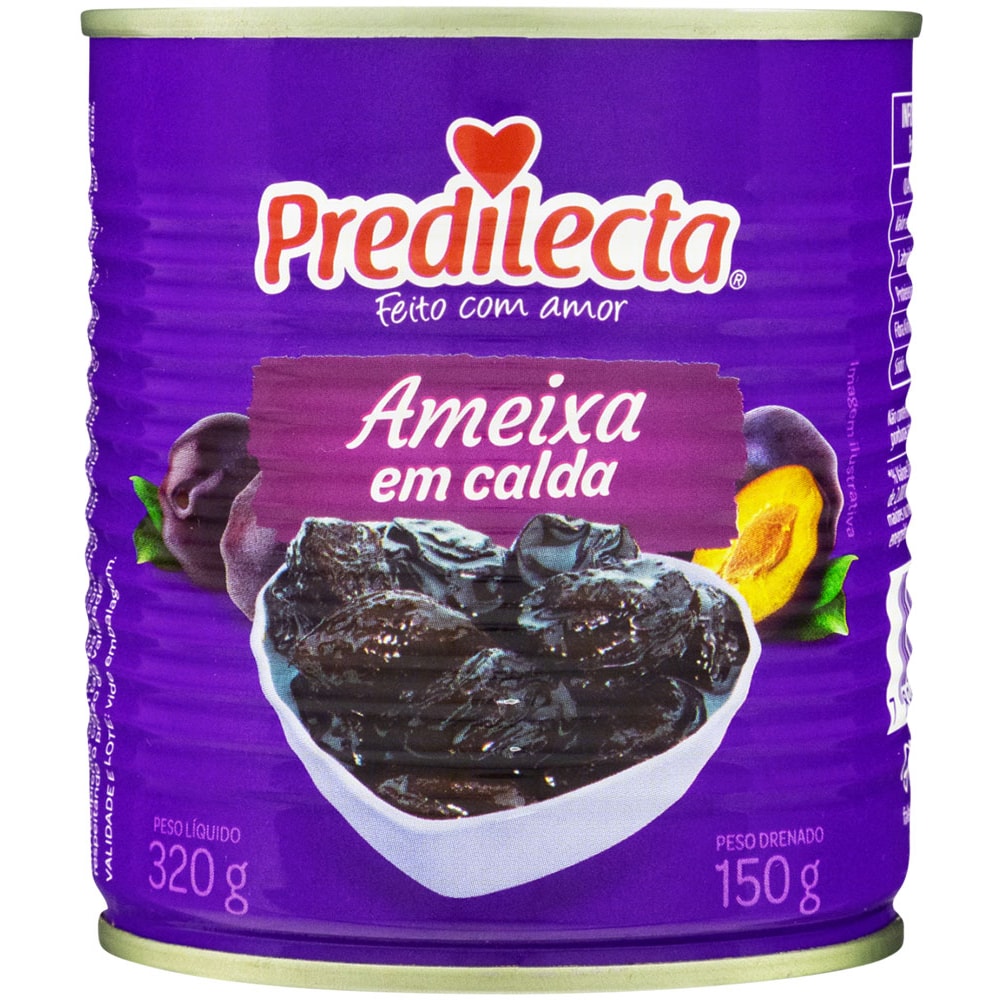 Ameixa em Calda Predilecta Lata 150g - Destro