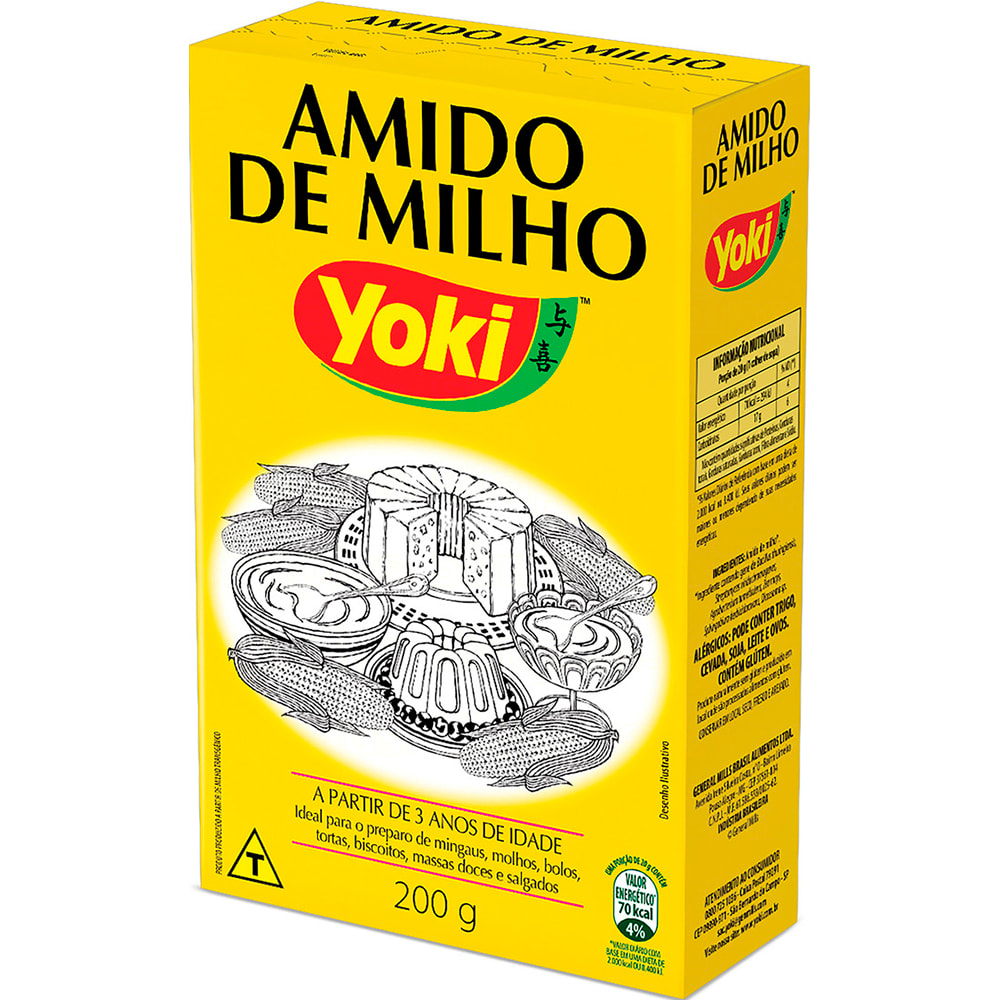 Amido de Milho Yoki 200g - Destro