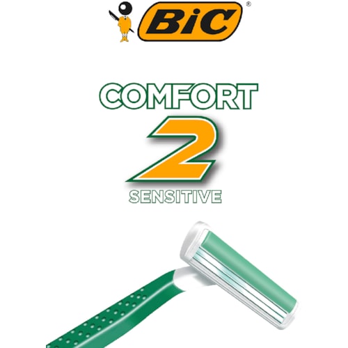 Aparelho De Barbear Bic Comfort Twin Cartela 24 Unidades - Destro