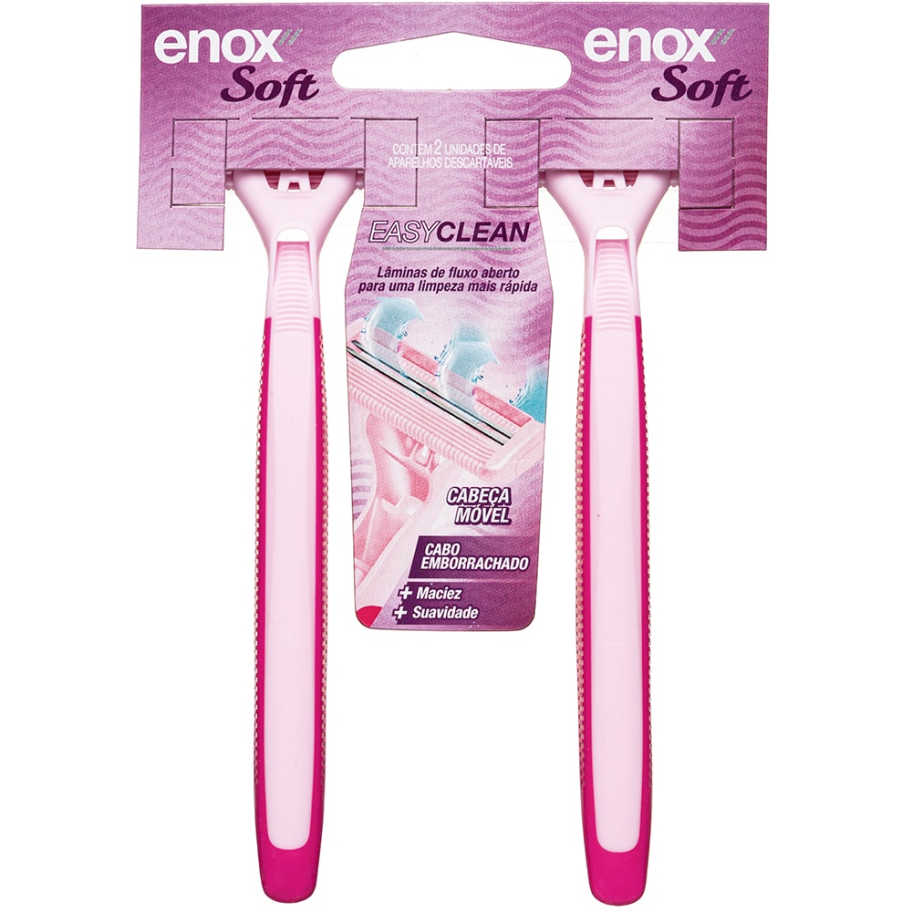 Aparelho de Depilar Feminino Enox Soft 1751 2 Unidades - Destro