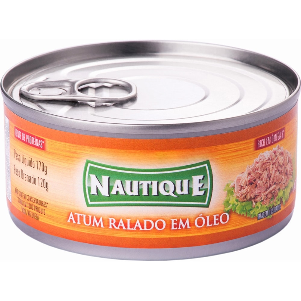 Atum Nautique Ralado em Óleo Lata 170g - Destro