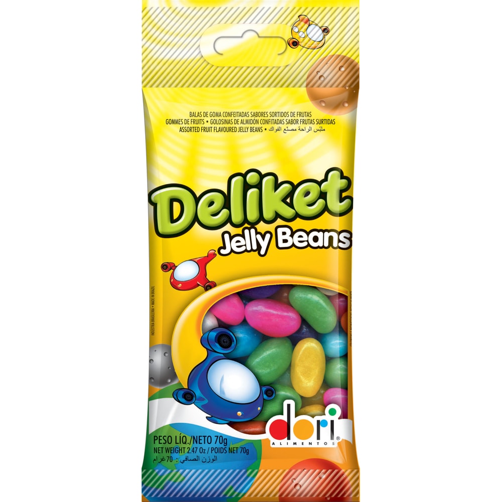 Bala de Goma Deliket Dori 70g - Destro