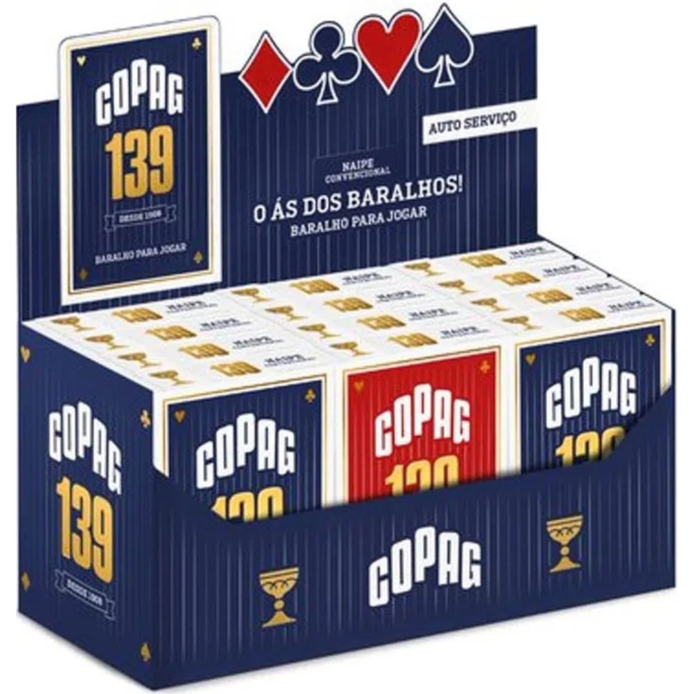 Baralho Copag Tradicional Naipe 139 SM 12Un - Destro