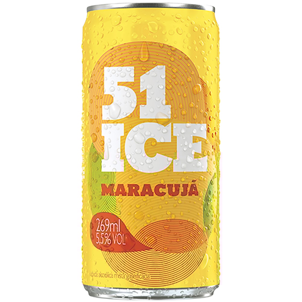 Bebida Mista 51 Ice Sabor Maracujá Lata 269ml - Destro