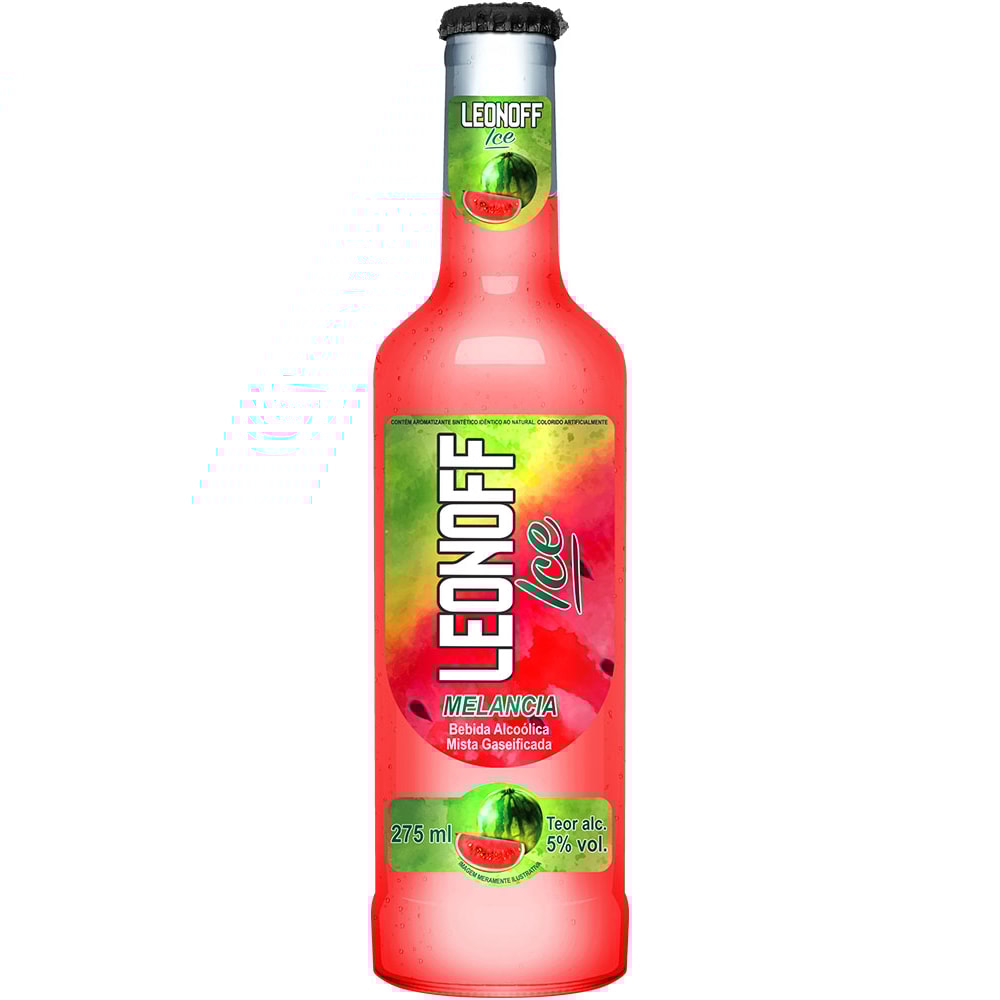 Bebida Mista Lenoff Ice Sabor Melancia 275ml - Destro