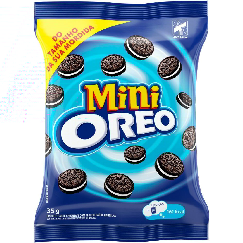 Biscoito Recheado Mini Oreo Original 35g - Destro