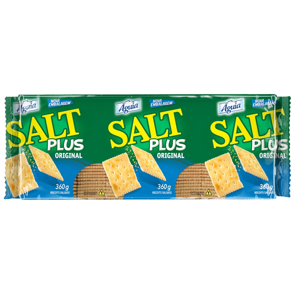 Biscoito Sol Salt Plus 360g - Destro