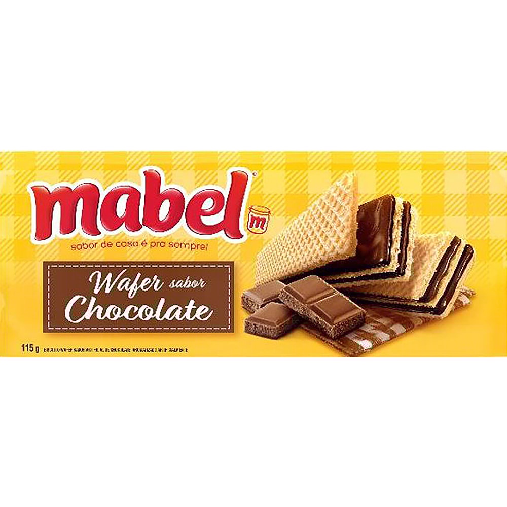 Biscoito Wafer Mabel Chocolate 115g - Destro