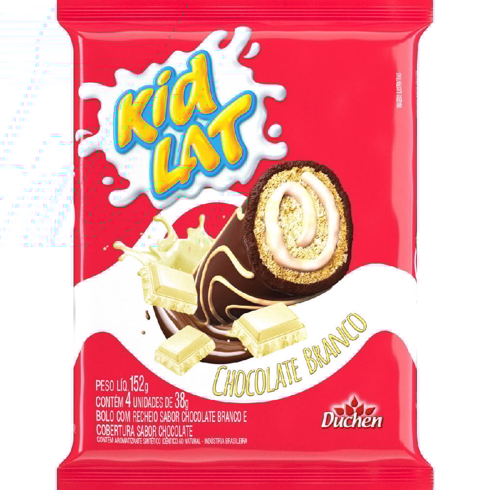 Bolinho Kidlat Chocolate Branco 152g - Destro
