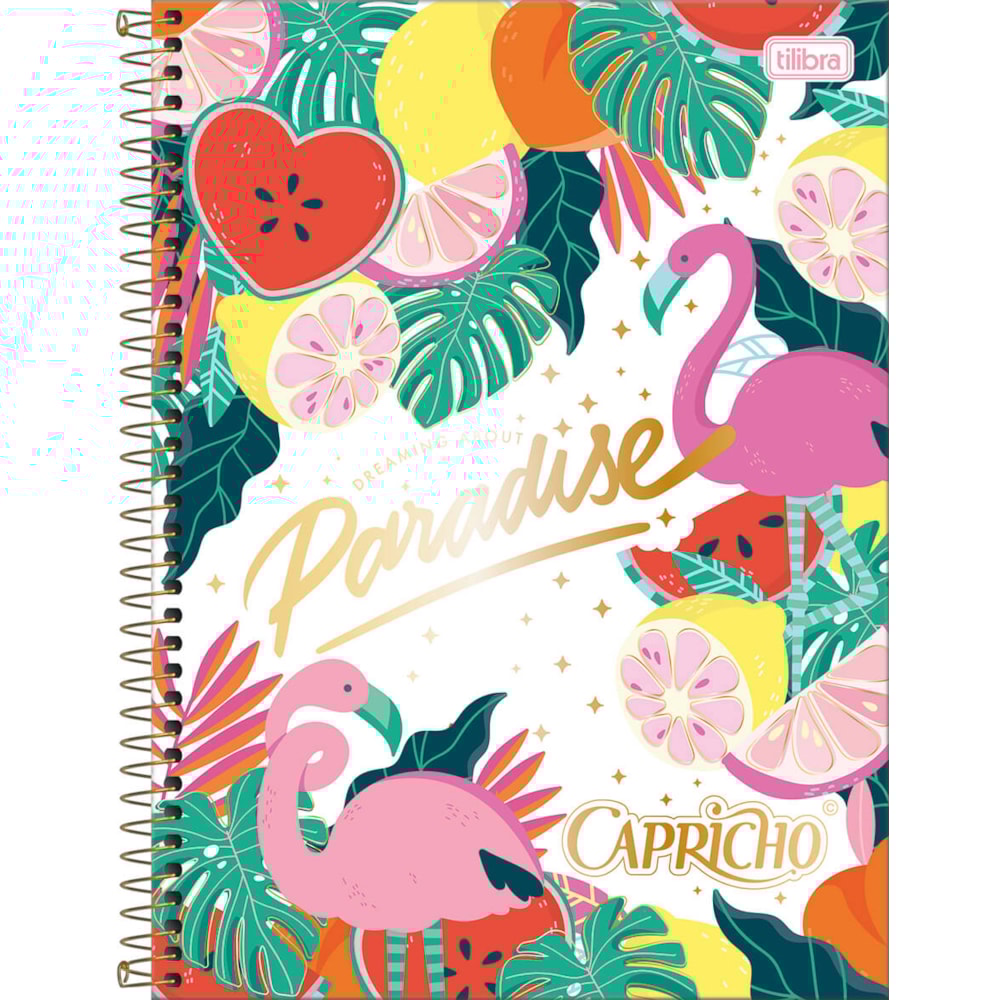 Caderno Capricho Universitário 10 Matérias Tilibra 200 Folhas - Destro