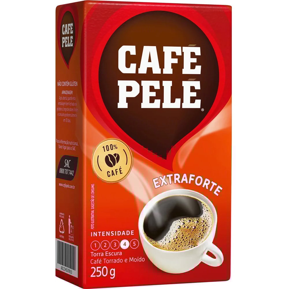 Café Pelé Extra Forte Vácuo 250g - Destro
