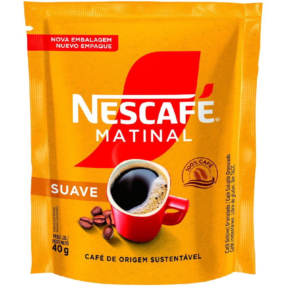 Café Solúvel Matinal Nescafé Suave 40g - Destro