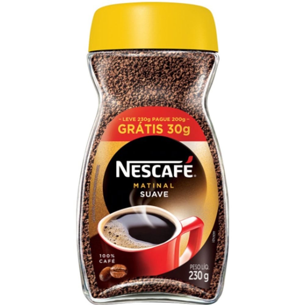 Café Solúvel Nescafé Matinal Suave Leve 230g Pague 200g - Destro