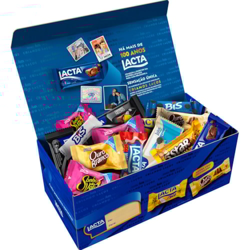 Caixa de Bombom Lacta Variedades 250,6g - Destro