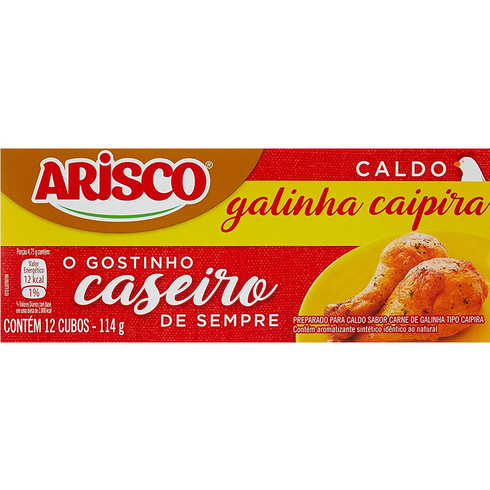 Caldo de Galinha Caipira Arisco 114g - Destro