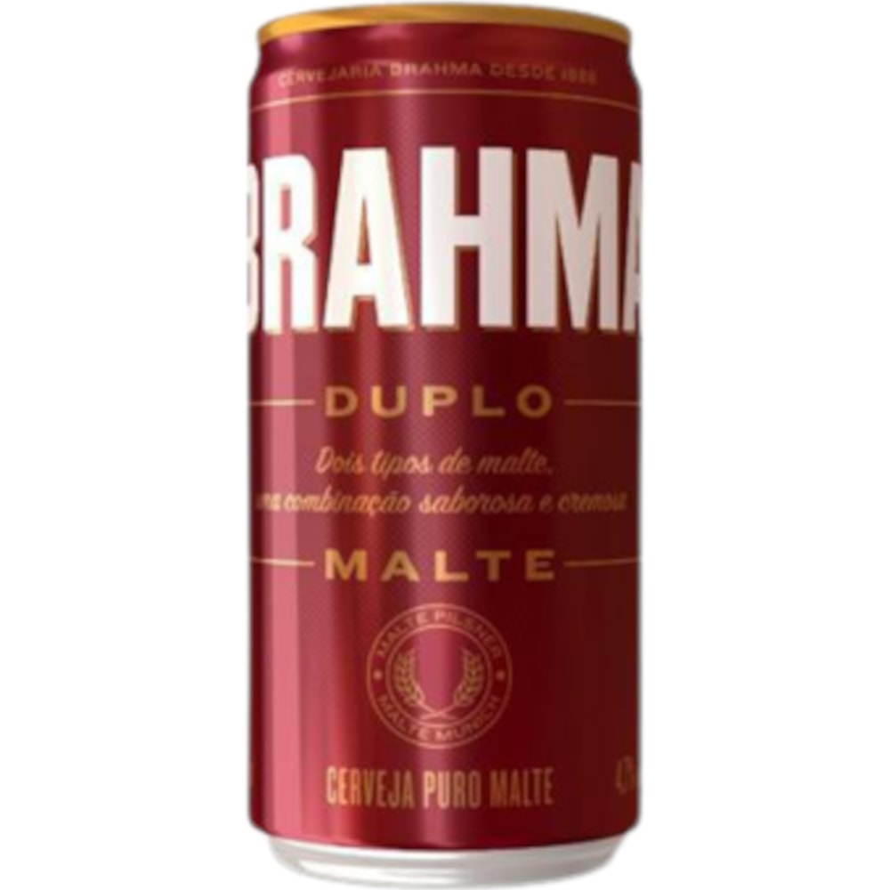 Cerveja Brahma Duplo Malte Lata 269ml - Destro