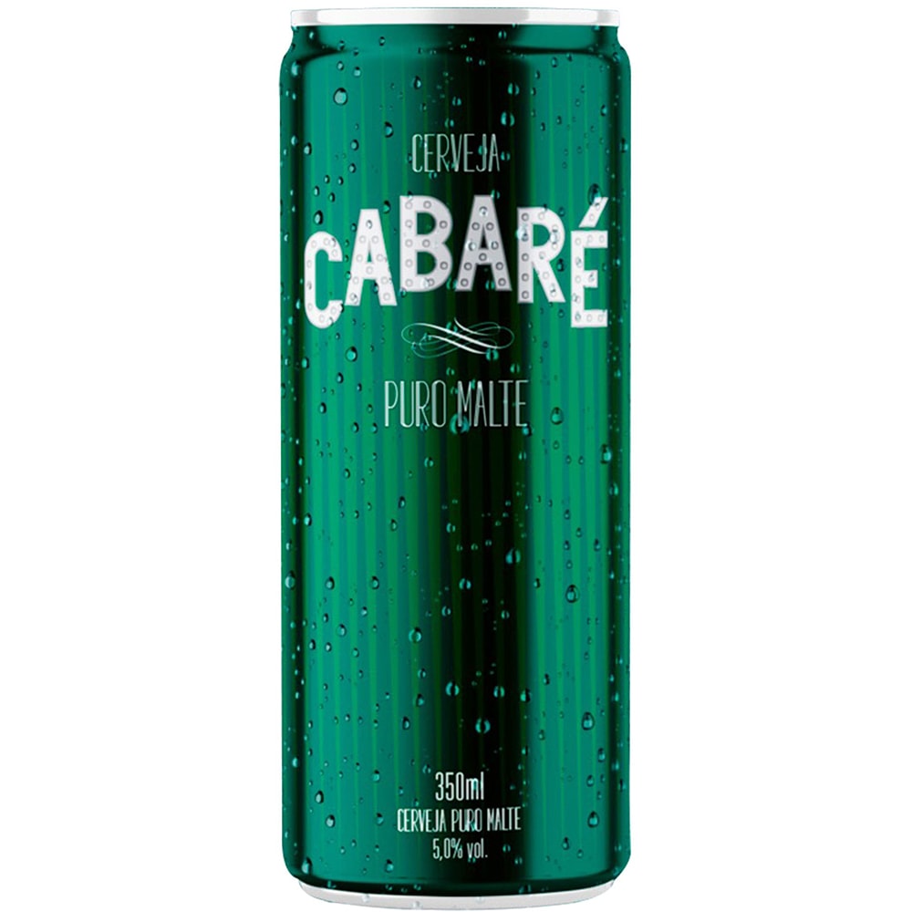 Cerveja Cabaré Puro Malte Lata 350ml - Destro