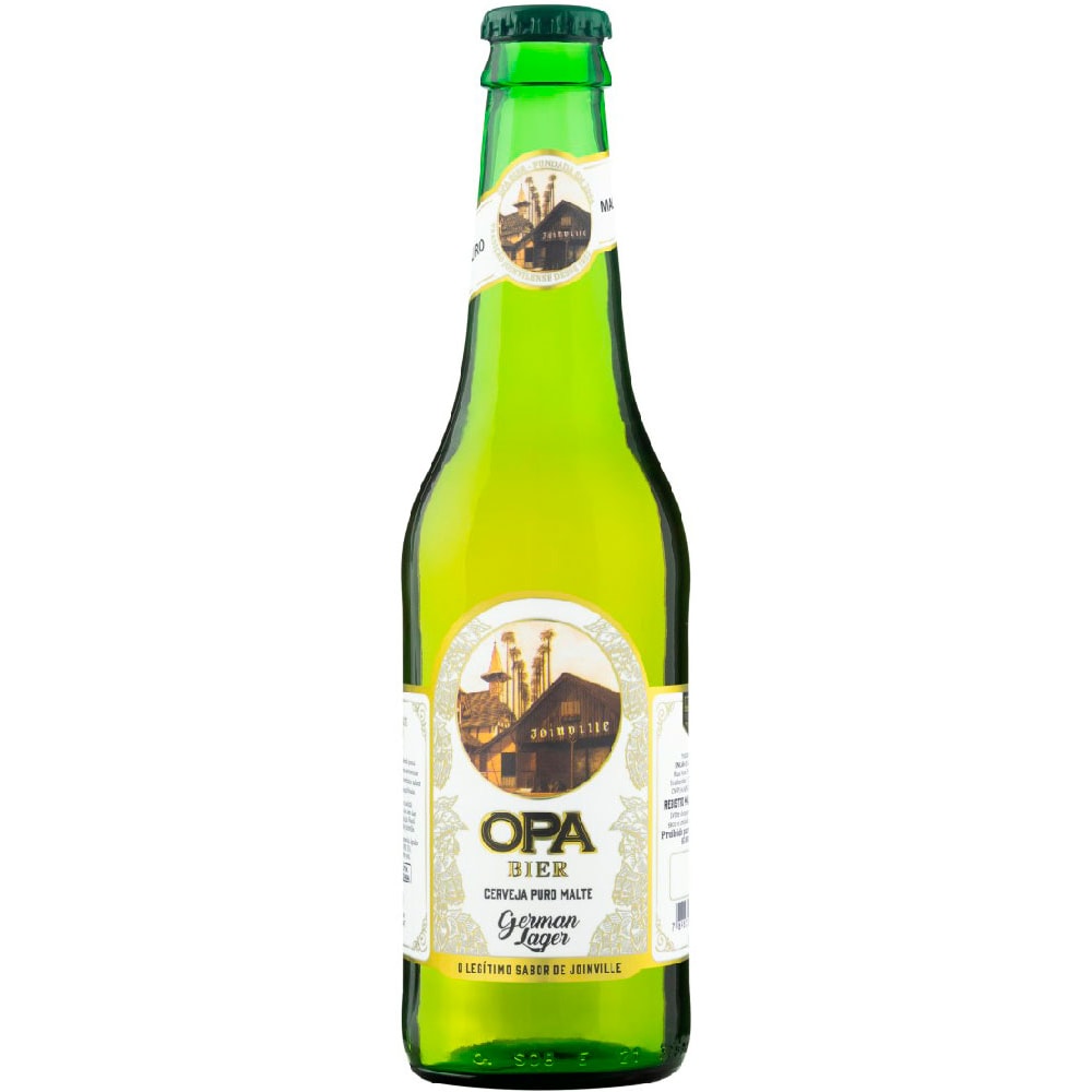 Cerveja Opa Bier German Lager Puro Malte Long Neck 355ml - Destro