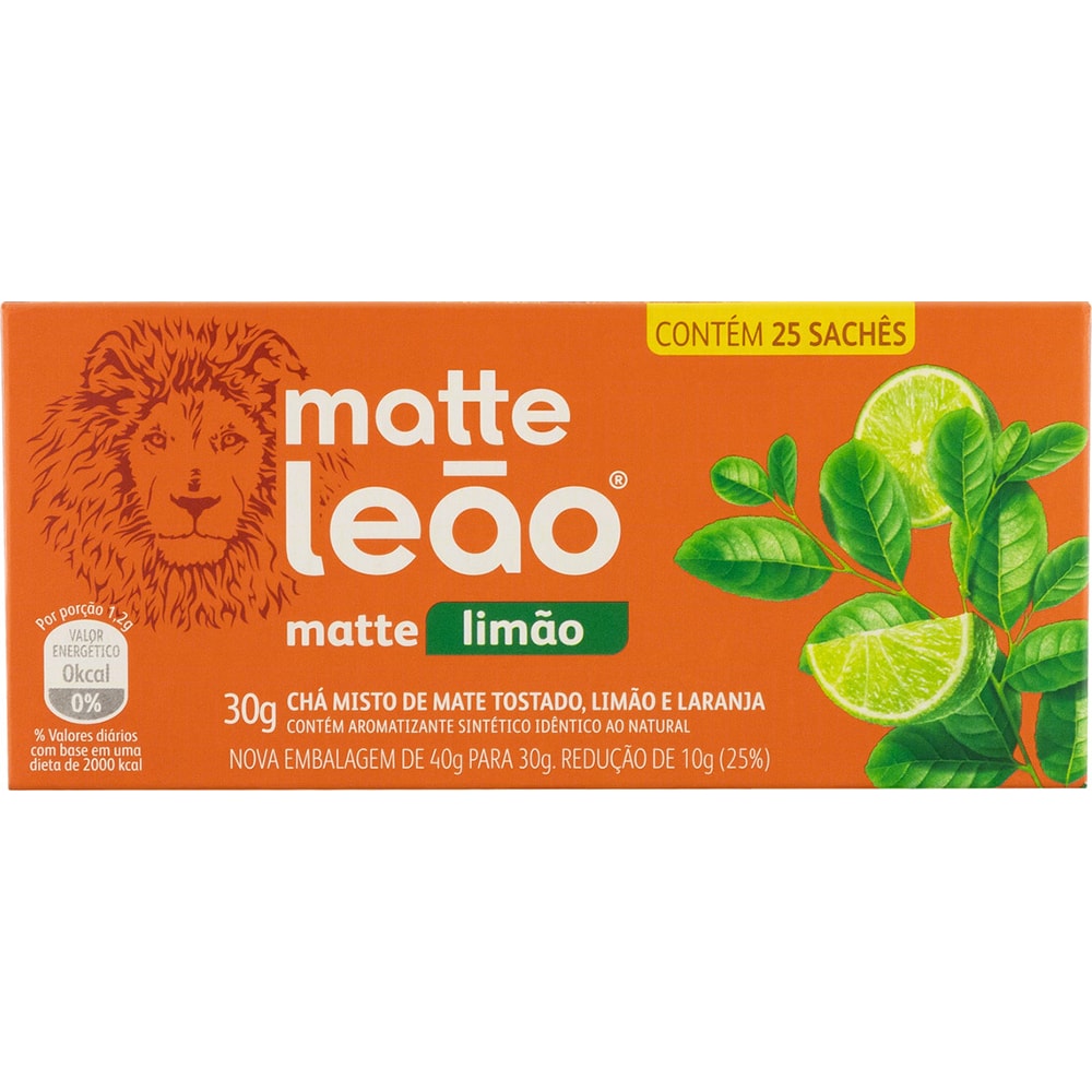 Chá Matte Leão Limão 30g - Destro