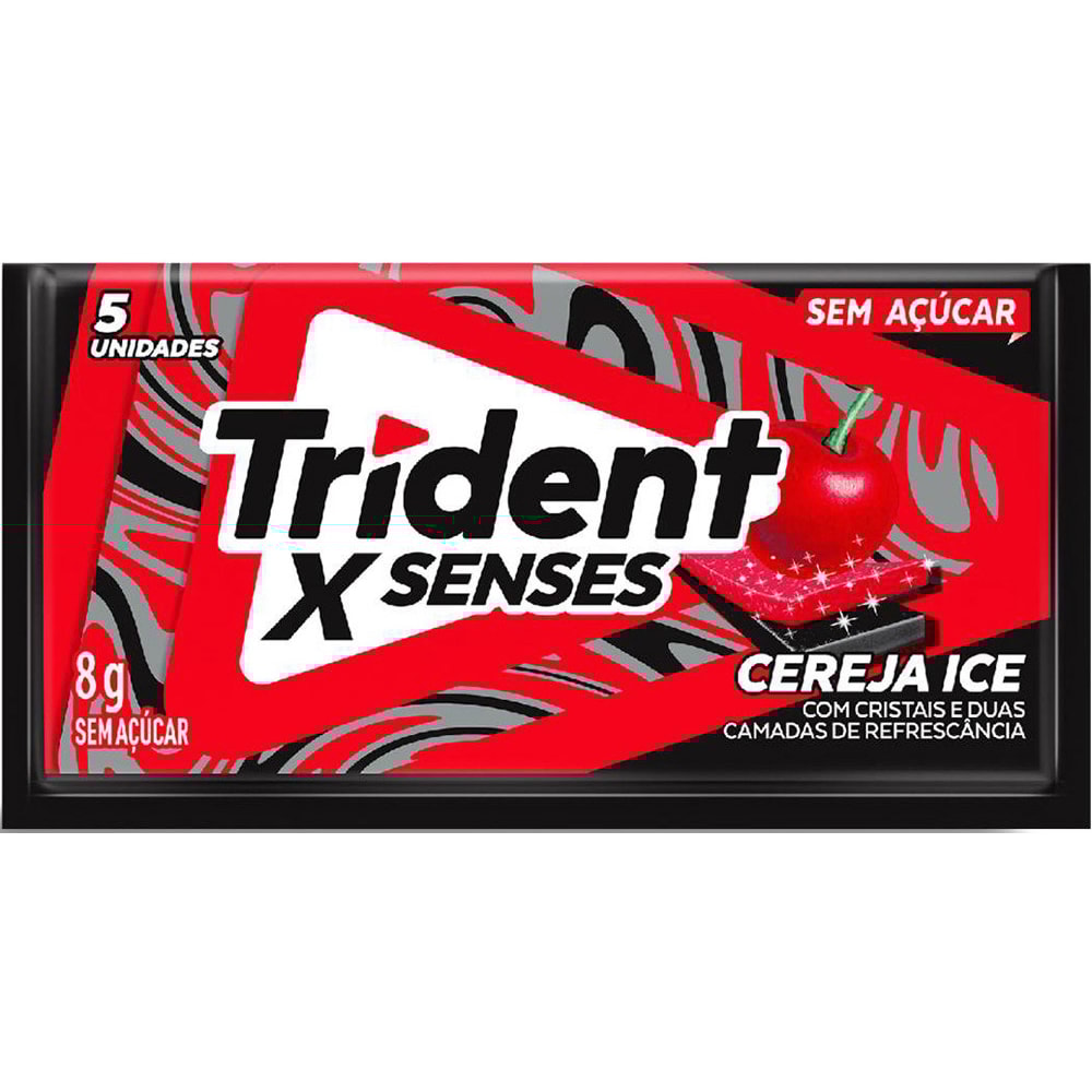 Chiclete Trident Cereja Fresh 8g - Destro