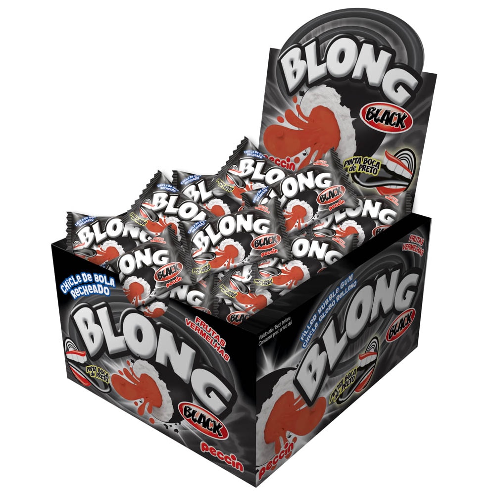 Chicletes Blong Peccin Black 40 unidades - Destro
