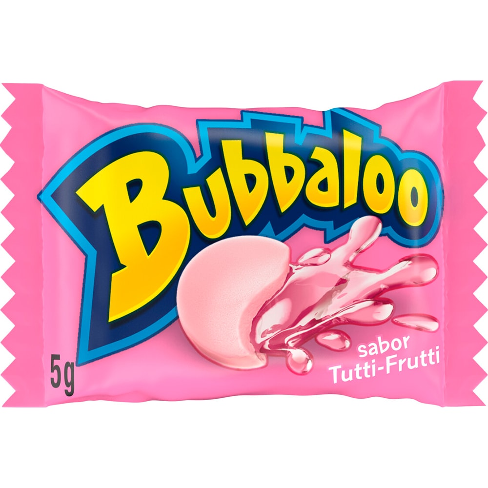 Chicletes Bubbaloo Tutti Frutti 300g 60 unidades - Destro