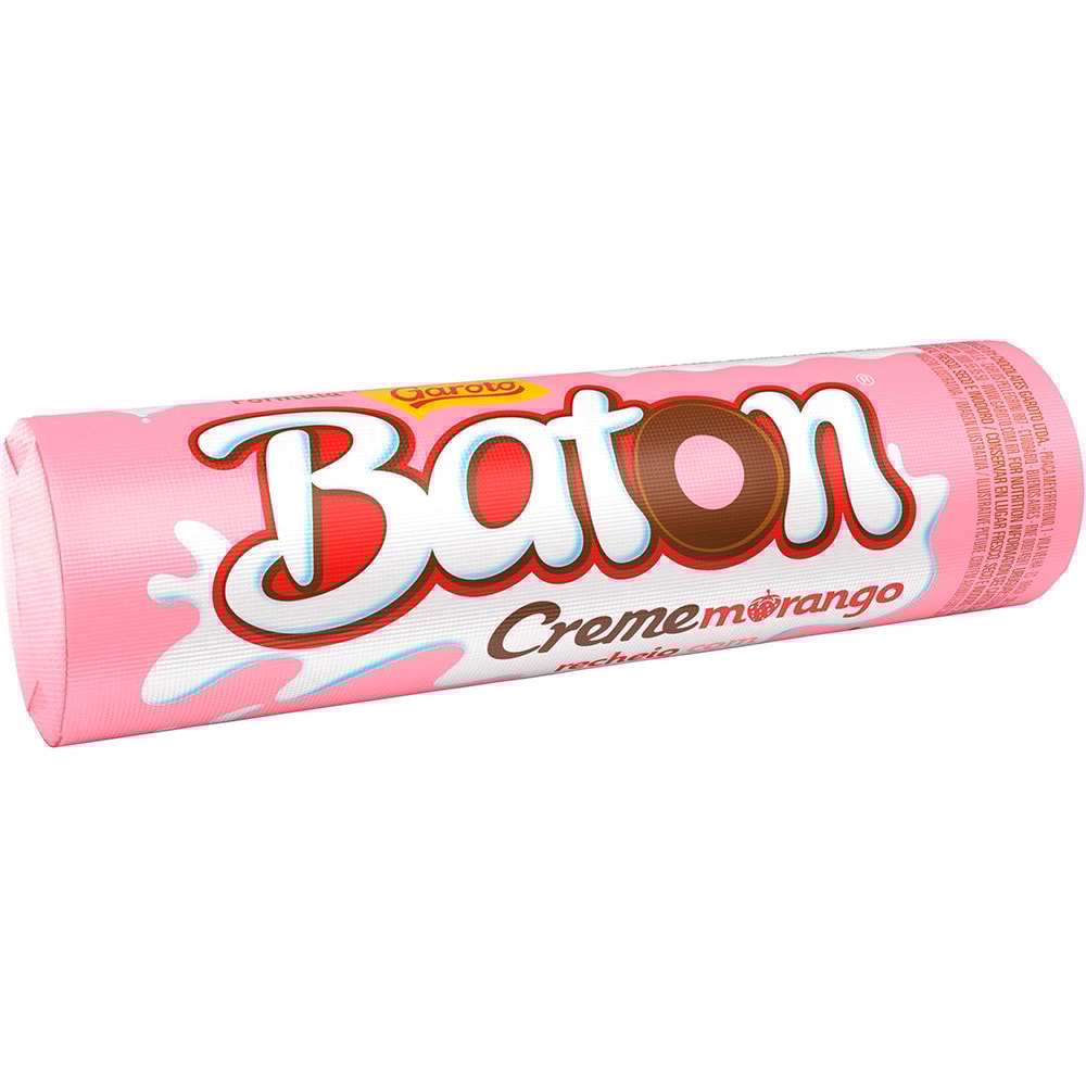 Chocolate Baton Recheado de Morango 16g - Destro