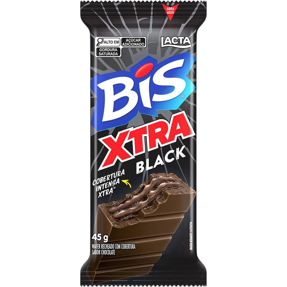 Chocolate Bis Xtra Black 45g - Destro