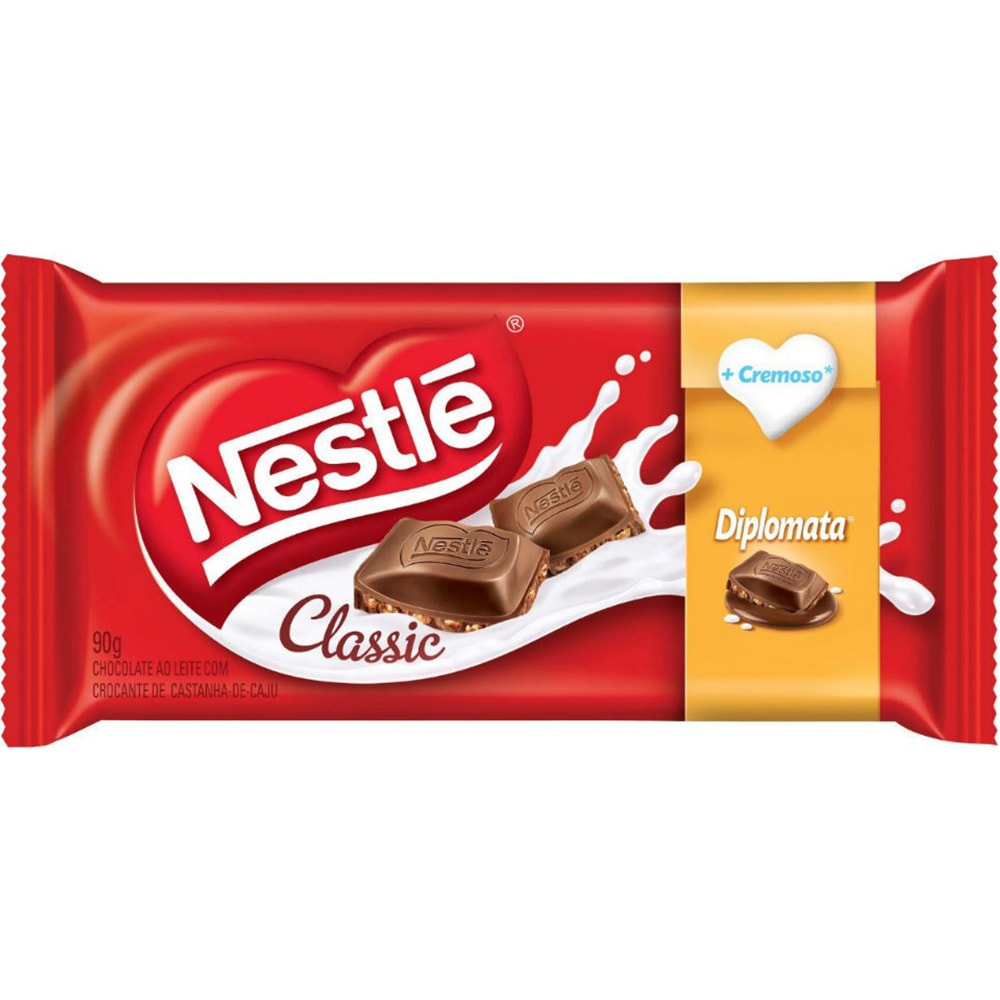 Chocolate Nestlé Diplomata Em Barra 80g - Destro