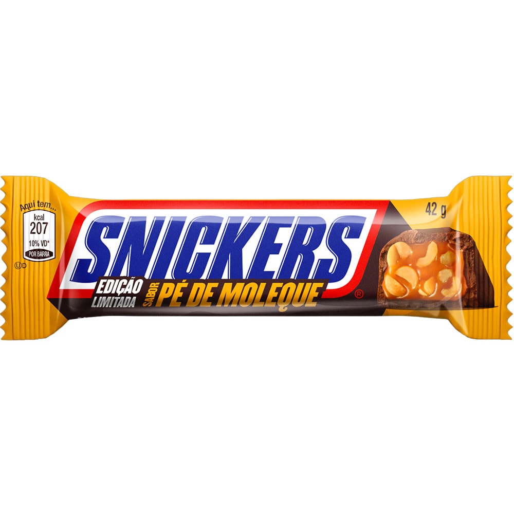 Chocolate Snickers Pé de Moleque 42g - Destro