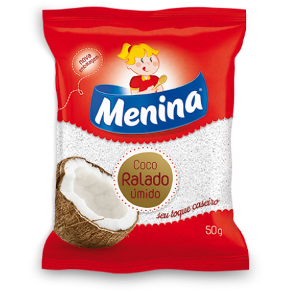 Coco Ralado Menina Extra Úmido 50g - Destro