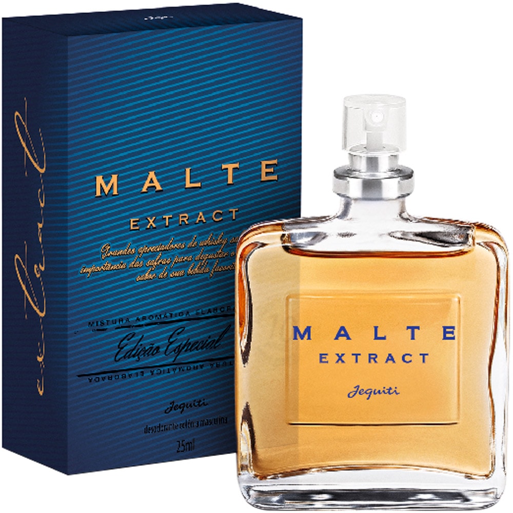 Colônia Masculina Jequiti Malte Extract 25ml - Destro
