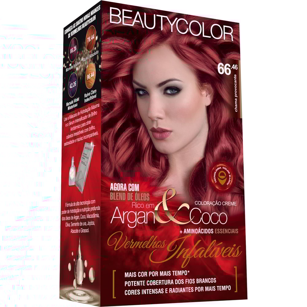 Coloração Beautycolor Chama Provocante 66.46 - Destro