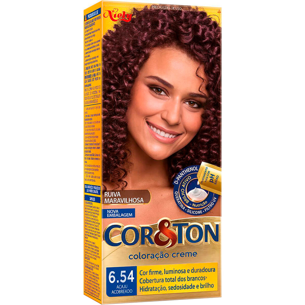 Coloração Cor&Ton Acaju Acobreado 6.54 - Destro