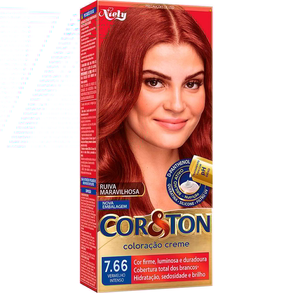 Coloração Cor&Ton Vermelho Intenso 7.66 - Destro