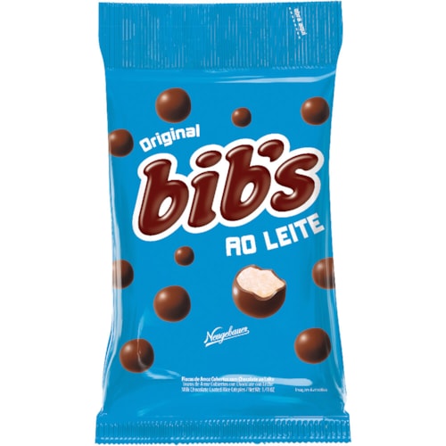 Confeito Bib’s Neugebauer Chocolate ao Leite 40g - Destro