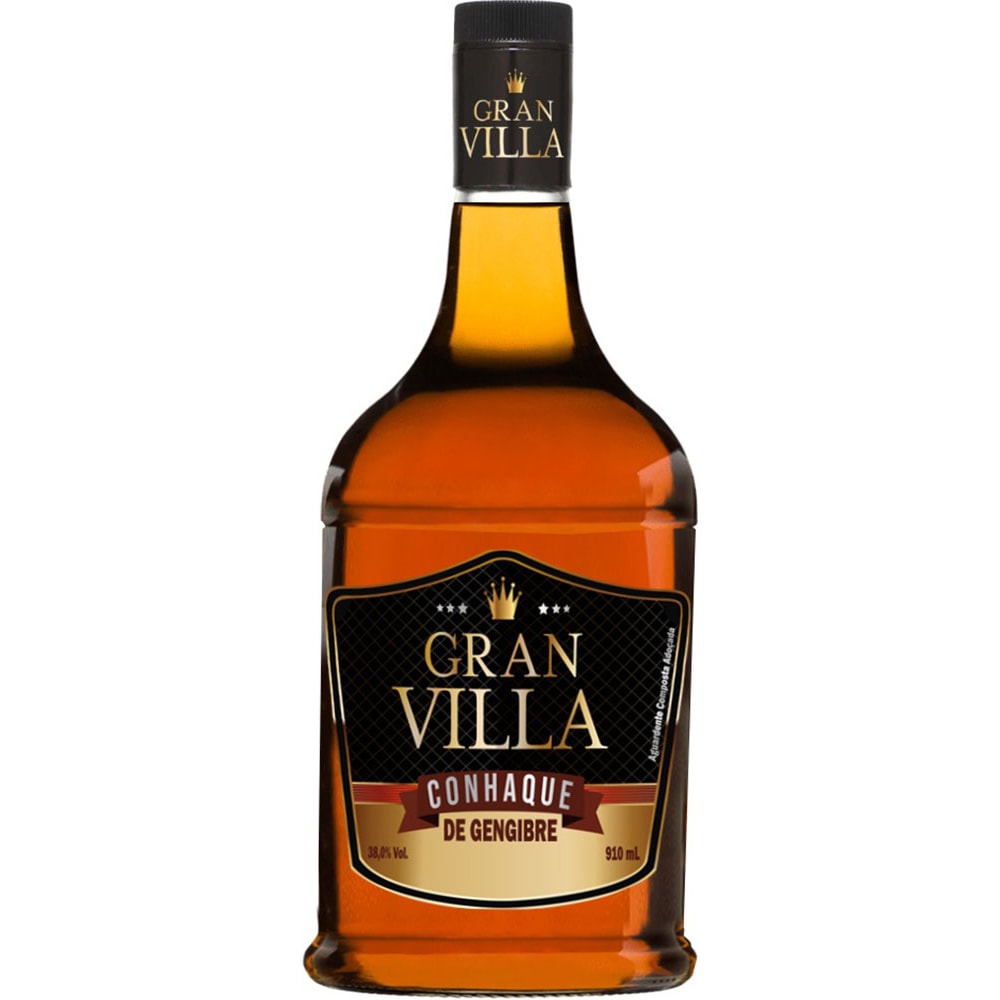 Conhaque Gran Villa Gengibre 910ml - Destro