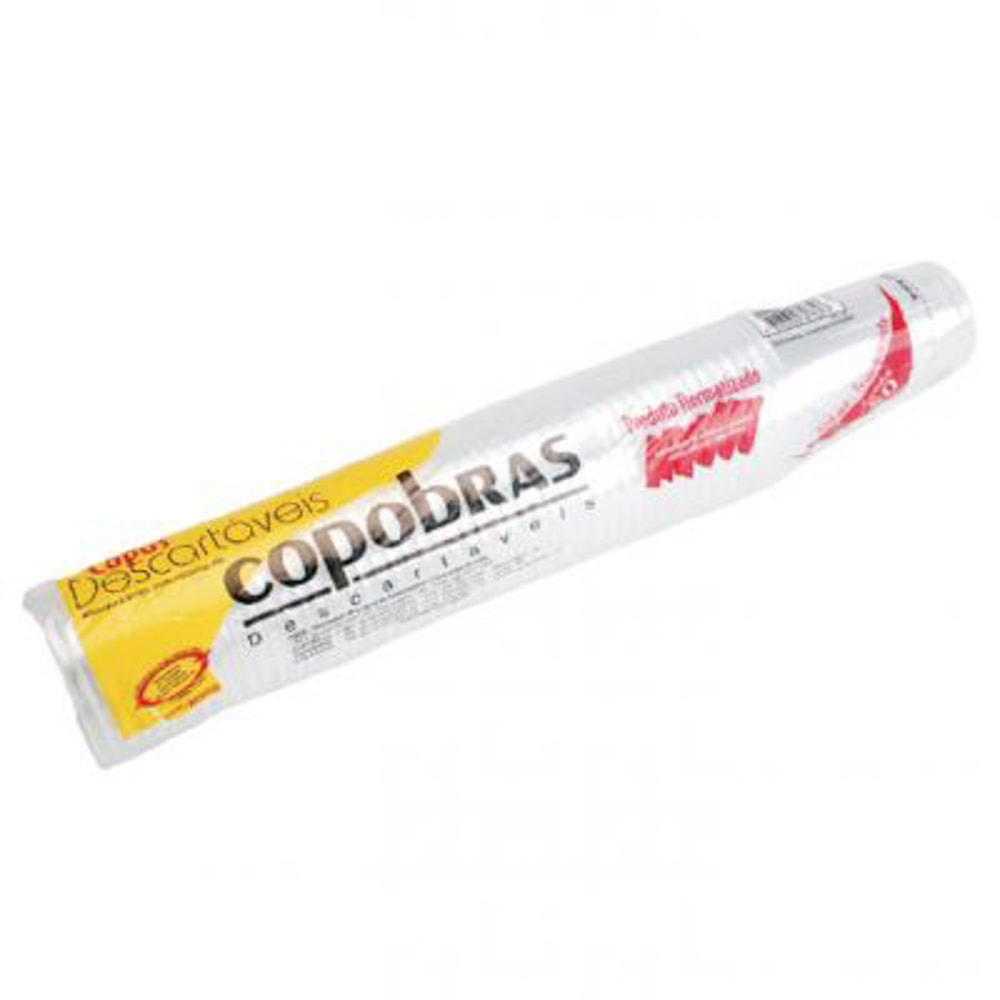 Copo Plástico Copobras 180ml 100 unidades - Destro