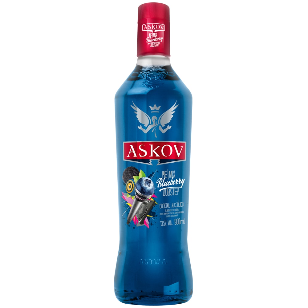 Coquetel Askov Blueberry Remix 900ml - Destro