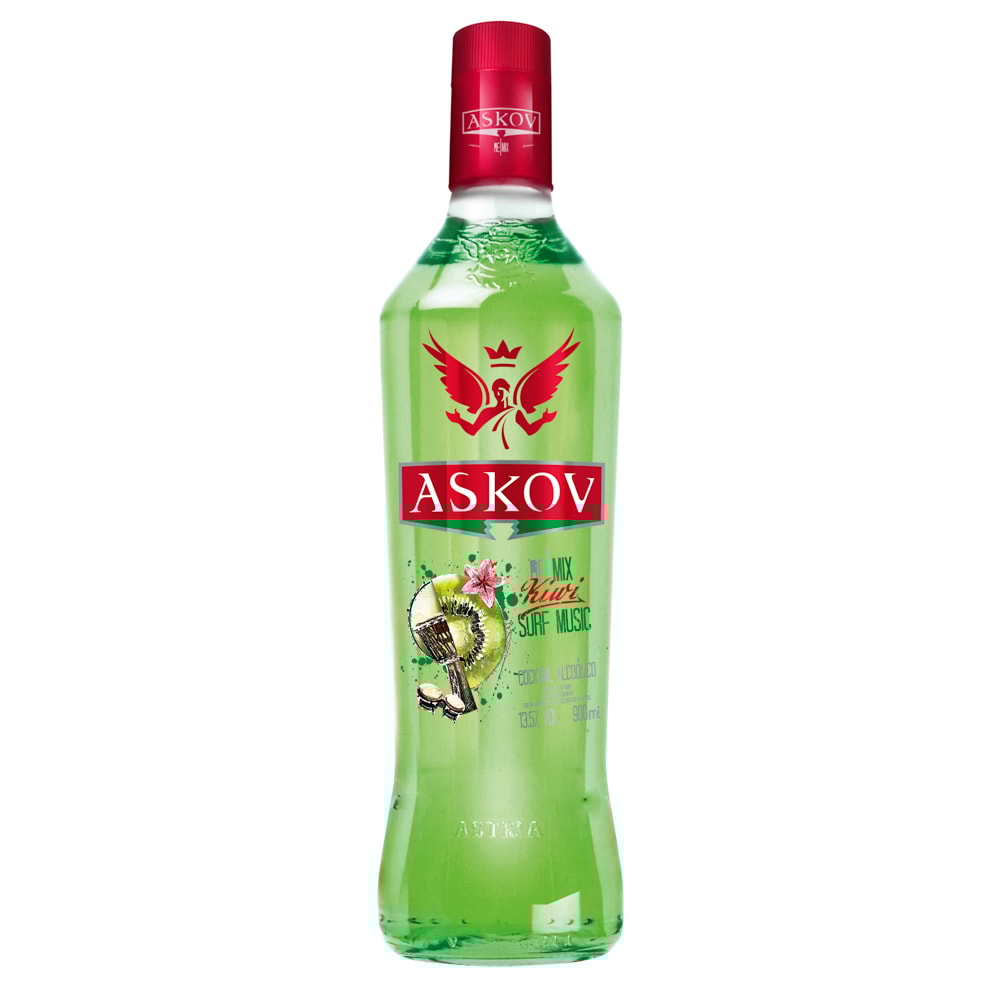 Coquetel Askov Kiwi Remix 900ml - Destro